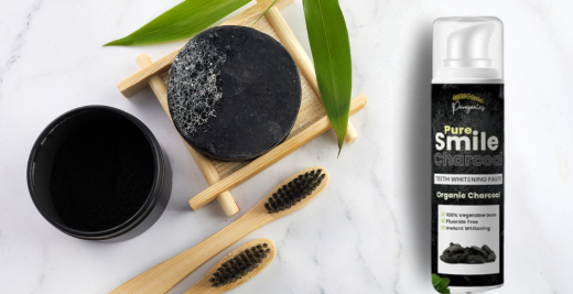 Pure Smile Charcoal: The best & organic Teeth Whitening Toothpaste ...