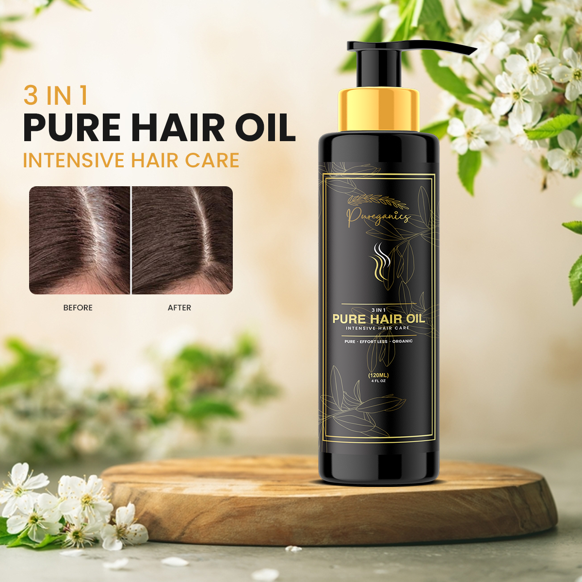 Unlock Your Hair's Potential: Pureganics Hair Growth Oil – Pure Ganic
