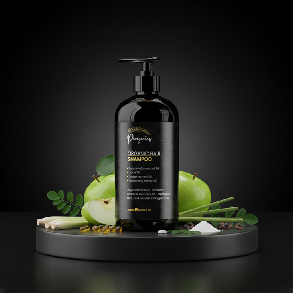 Organic Shampoo for Hair Fall & Gentle Care – Pureganics